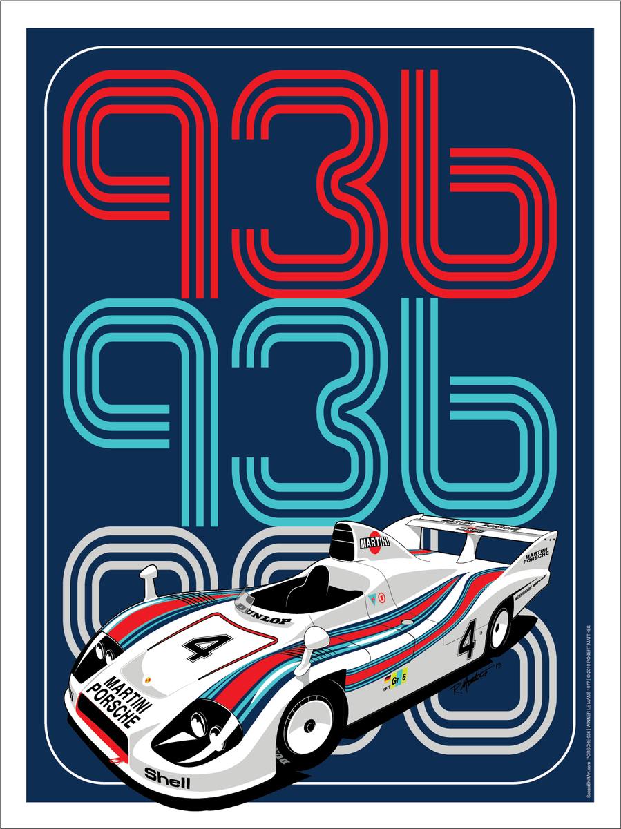 Porsche 936 Poster – SpeedShift Art